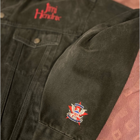 rock embassy | Jackets & Coats | Jimi Hendrix Vintage Black Denim ...